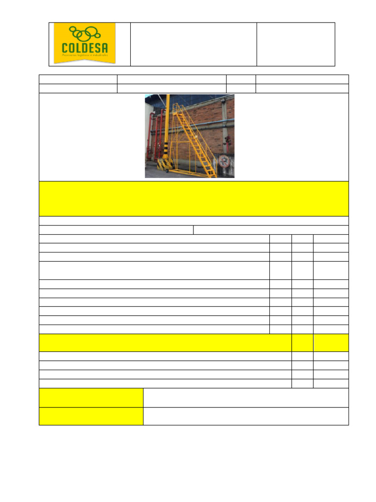 Checklist-Escaleras. | PDF
