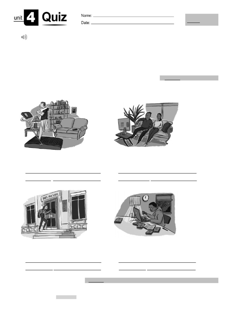 Four Corners Second Edition - Level 1 - Q04 | PDF