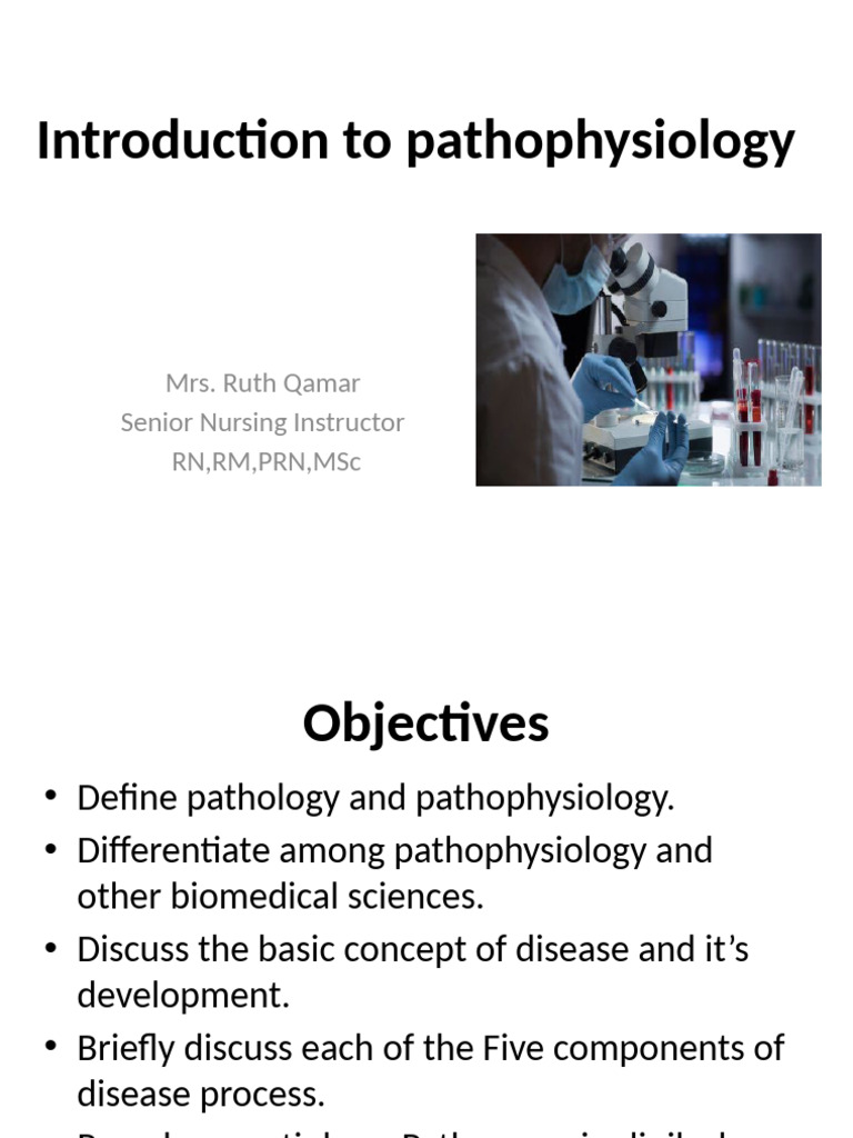 Introduction to Pathophysiology(1) | PDF | Pathology | Inflammation