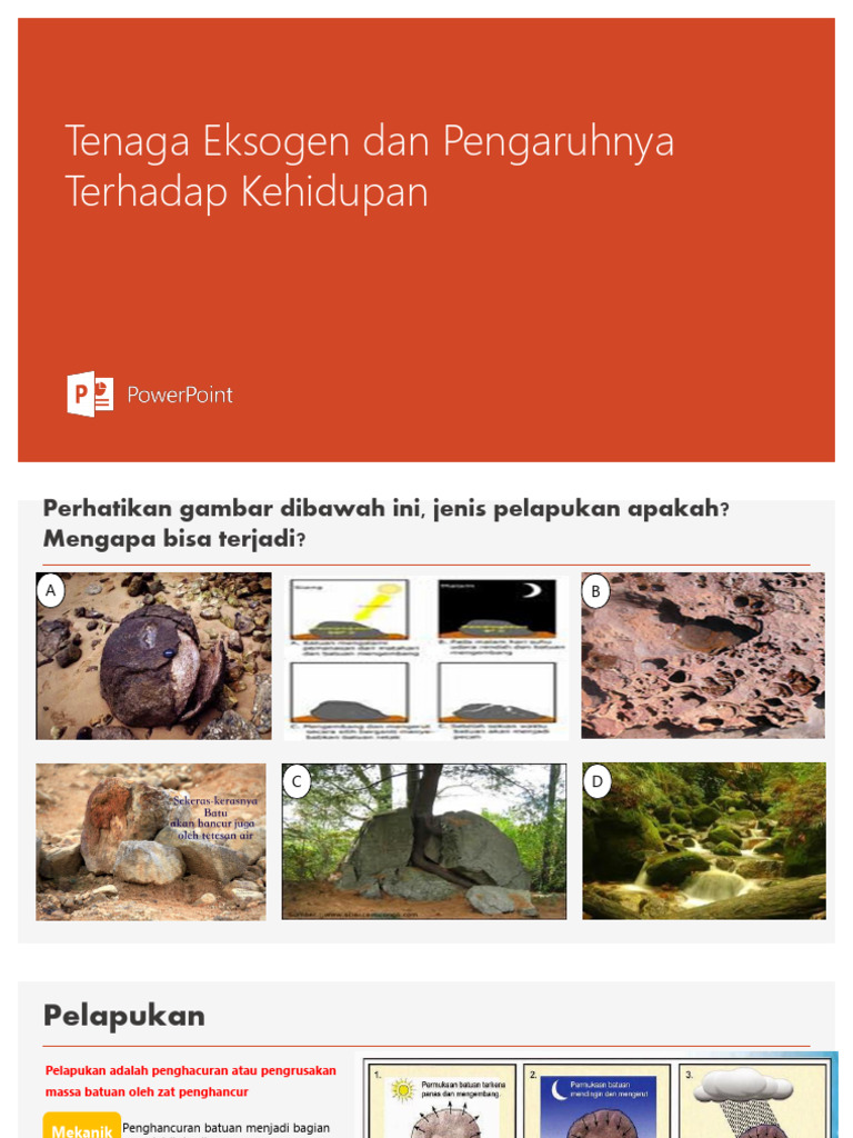 Jenis Tenaga Eksogen dan Erosinya | PDF