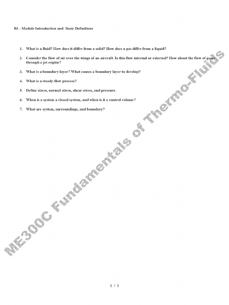 B1 - Module Introduction and Basic Definitions | PDF