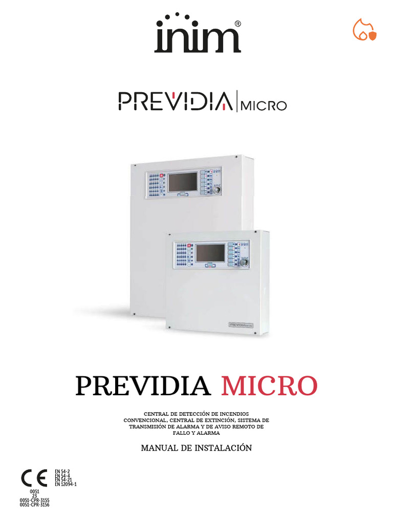 Previdia Micro - Manual Instalación | PDF | Diodo emisor de luz