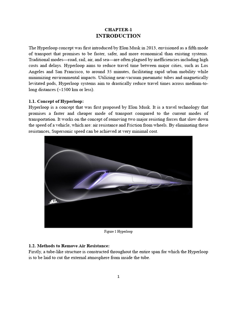 Hyperloop Technology My Report | PDF | Hyperloop | Deep Foundation