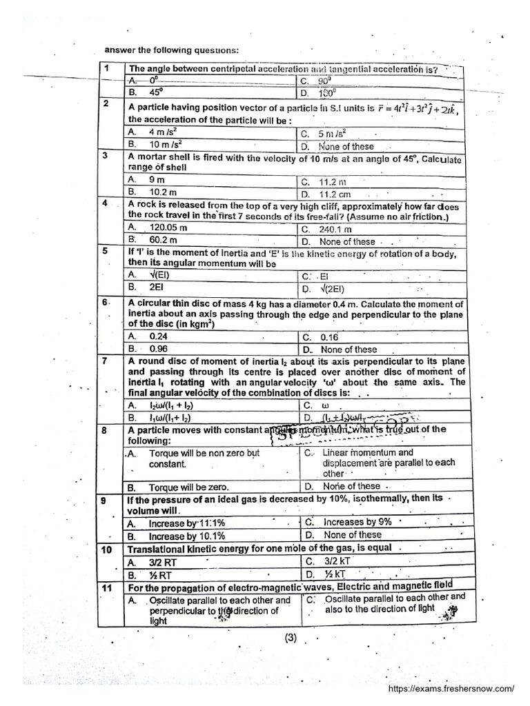 Sliet Set III 2015 Me Model Paper | PDF