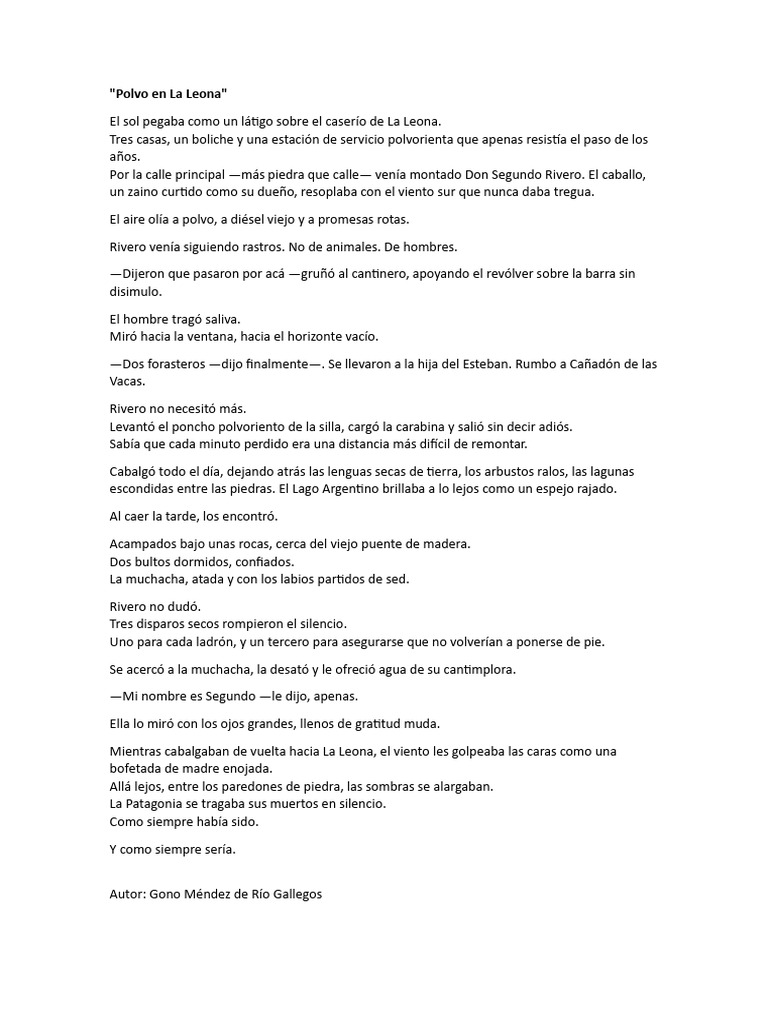 Polvo en La Leona | PDF