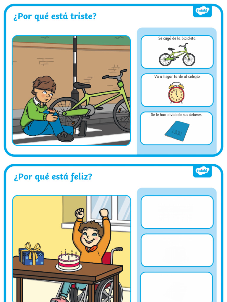 Tarjetas de Preguntas Escenarios Por Qu Editable | PDF