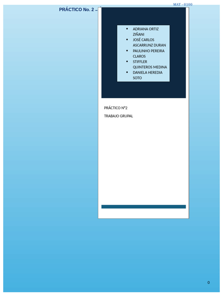 Práctico 2 - Trabajo Grupal | PDF | Ecuaciones | Álgebra
