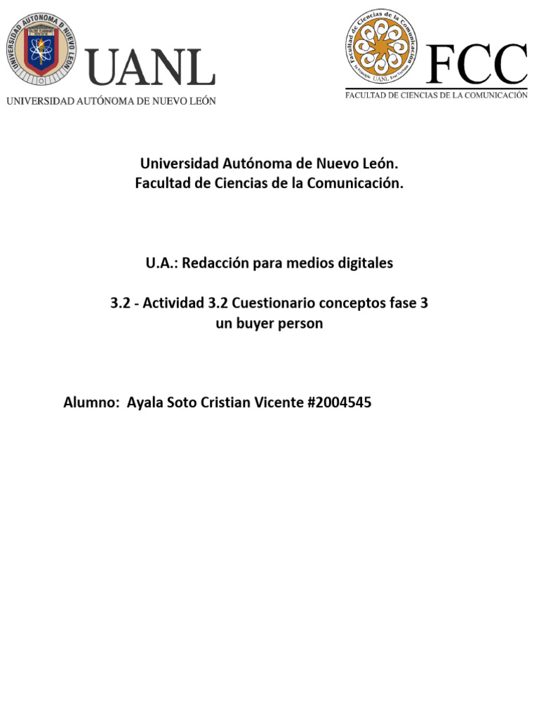 Cristian Ayala 3.2 RMD | PDF