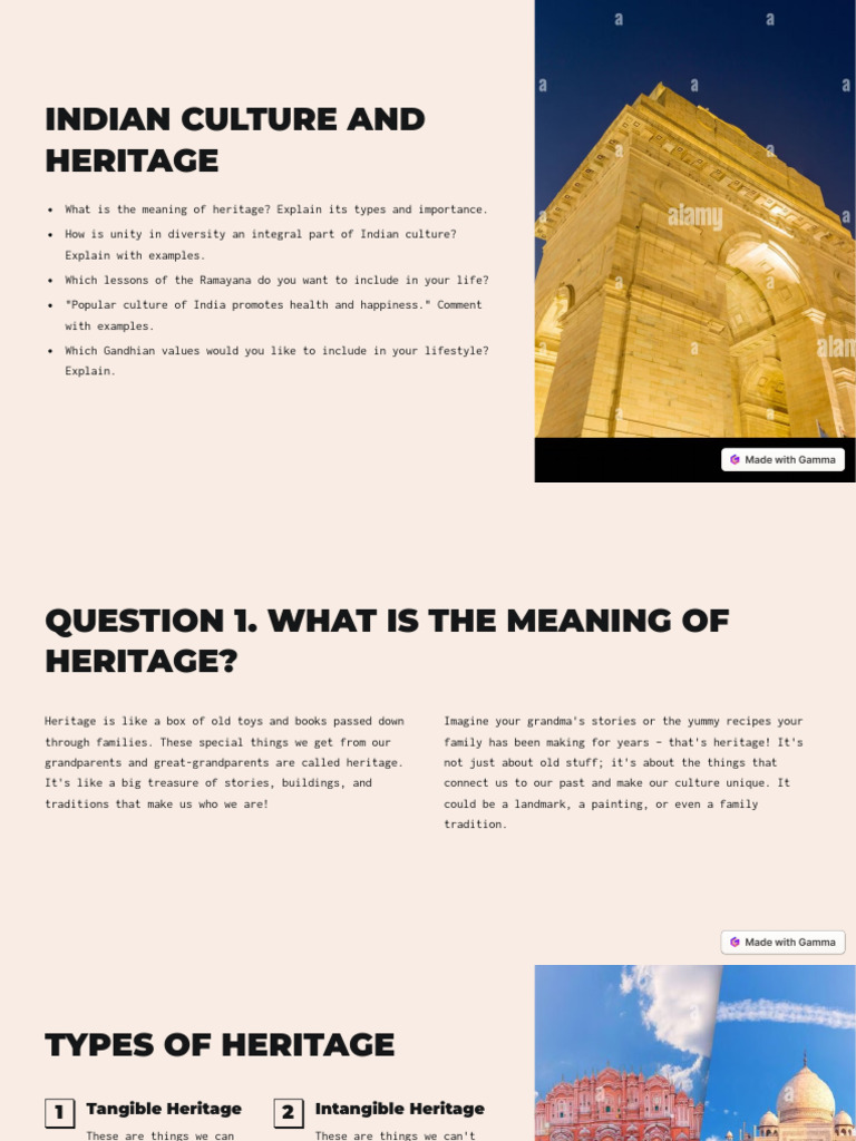Celebrating India's Cultural Heritage | PDF | Traditions
