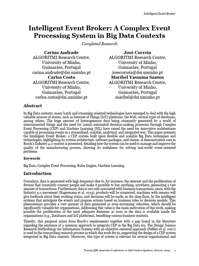Intelligent Event Broker - A Complex Event Processing System in Bi ...