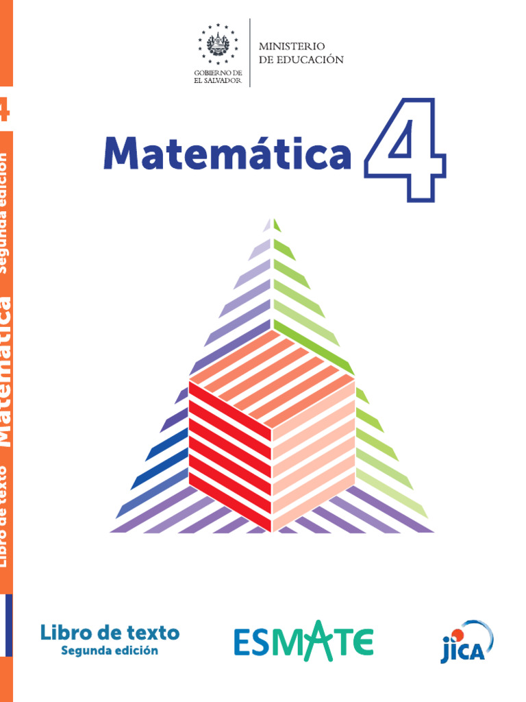 Matemática 4 Libro de Texto, ESMATE, Jica | PDF | Aritmética ...
