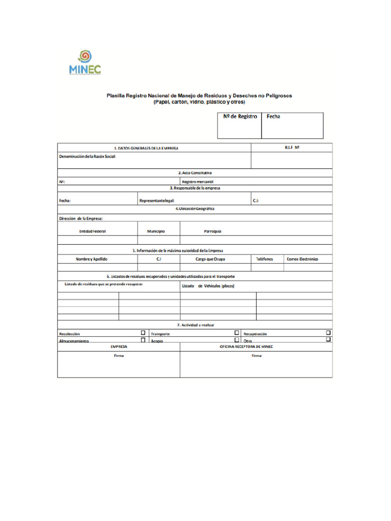 Planilla Renma | PDF