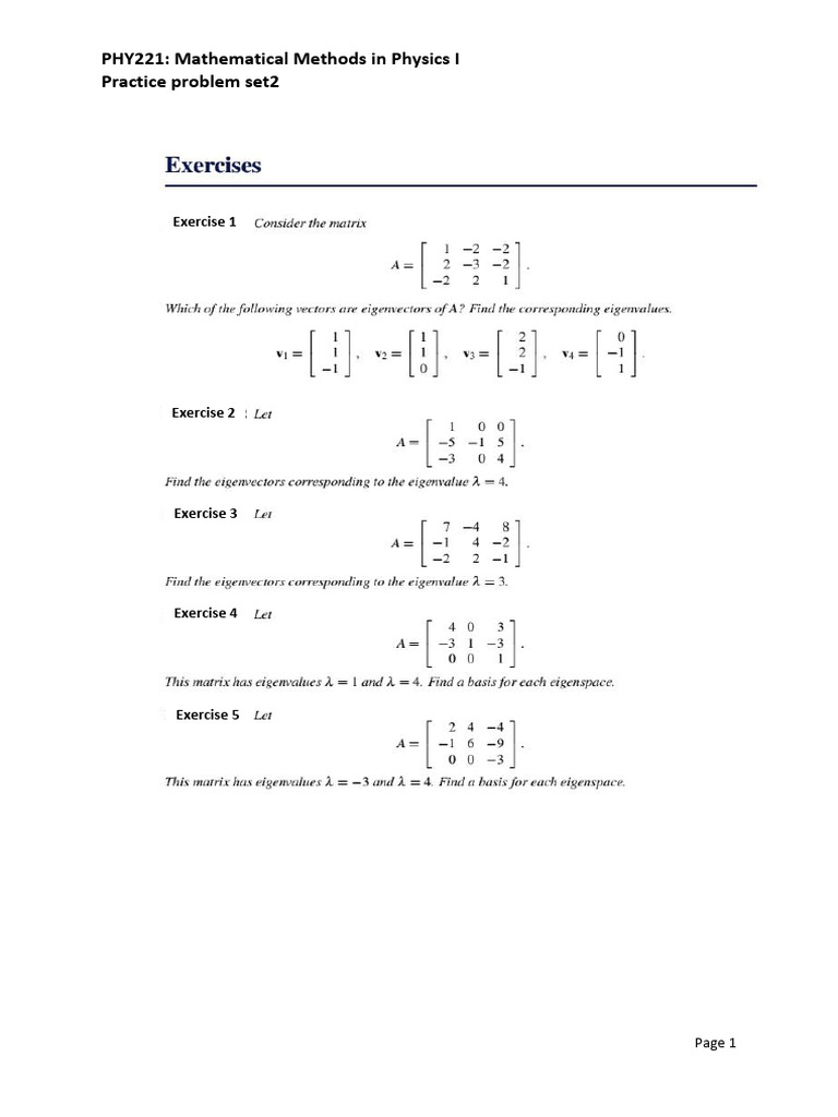 Practice Problems set 2 | PDF