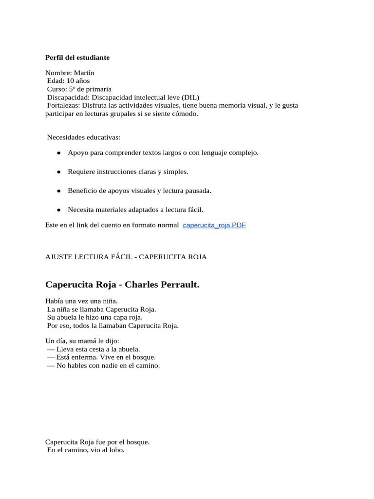 Ajuste Lectura Facil | PDF