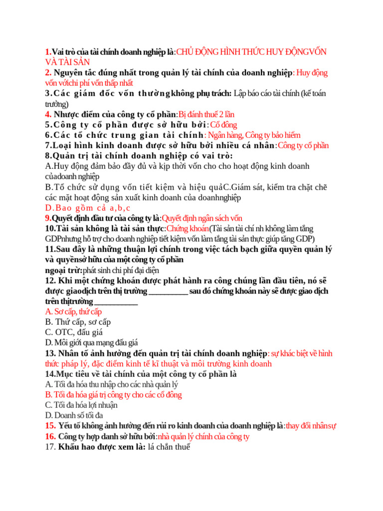 Tài Lieu QTTC | PDF