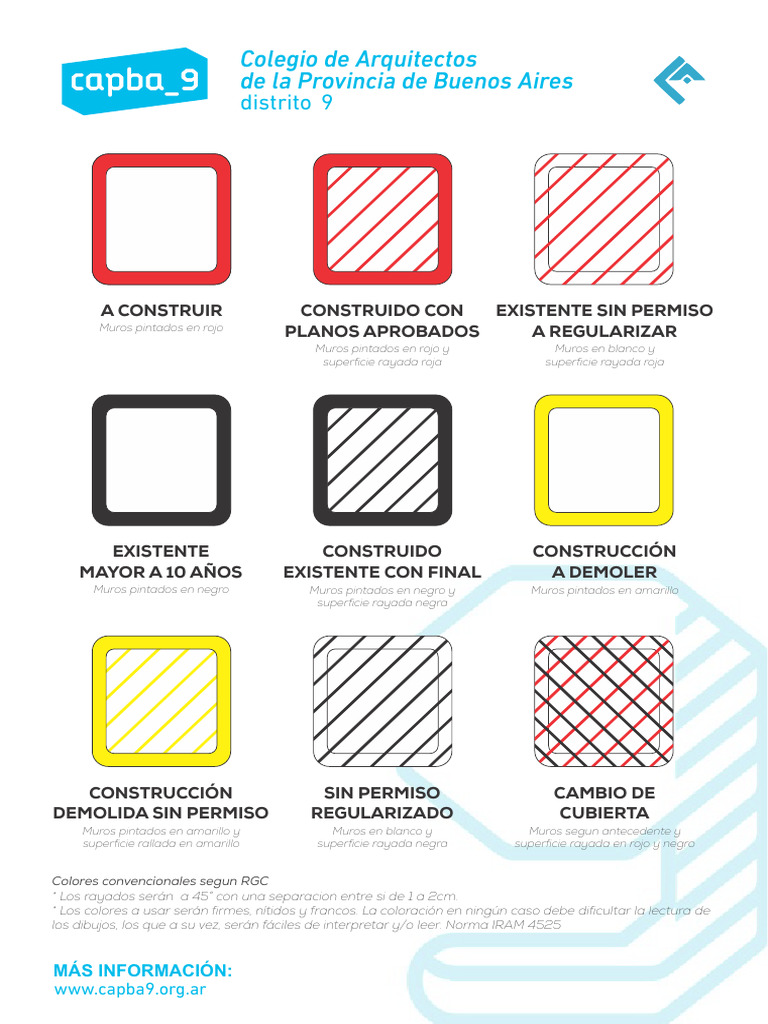 Tabla de Colores Convencionales v2 | PDF