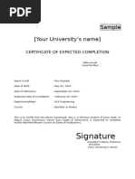 Poland Eligibility Statement Sample | PDF | Career & Growth