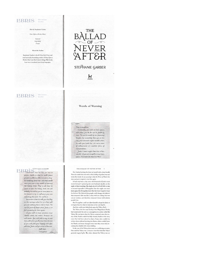 The Ballad of Never After. Once Upon A Broken Heart #2 - Stephanie Garber - The Ballad of Never ...