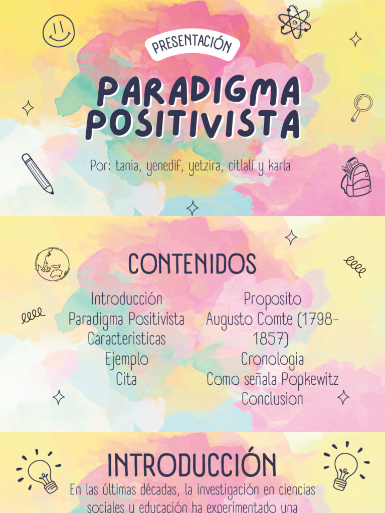 Positivista | PDF | Positivismo | Paradigma