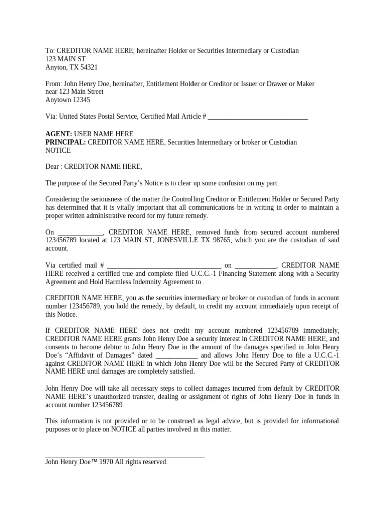 DEPOSIT ACCOUNT NOTICE OF LEVY _1 | PDF