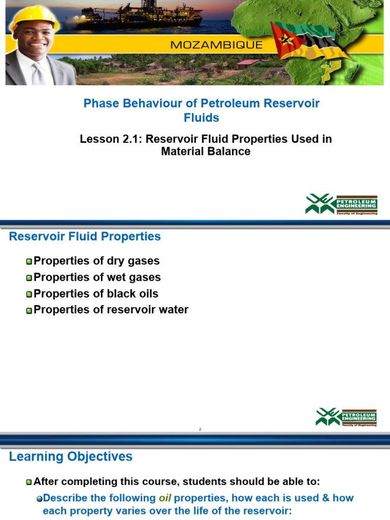 MS - PB2025 - Module - 2 Lesson 2.1 Reservoir Fluid Properties Used in ...