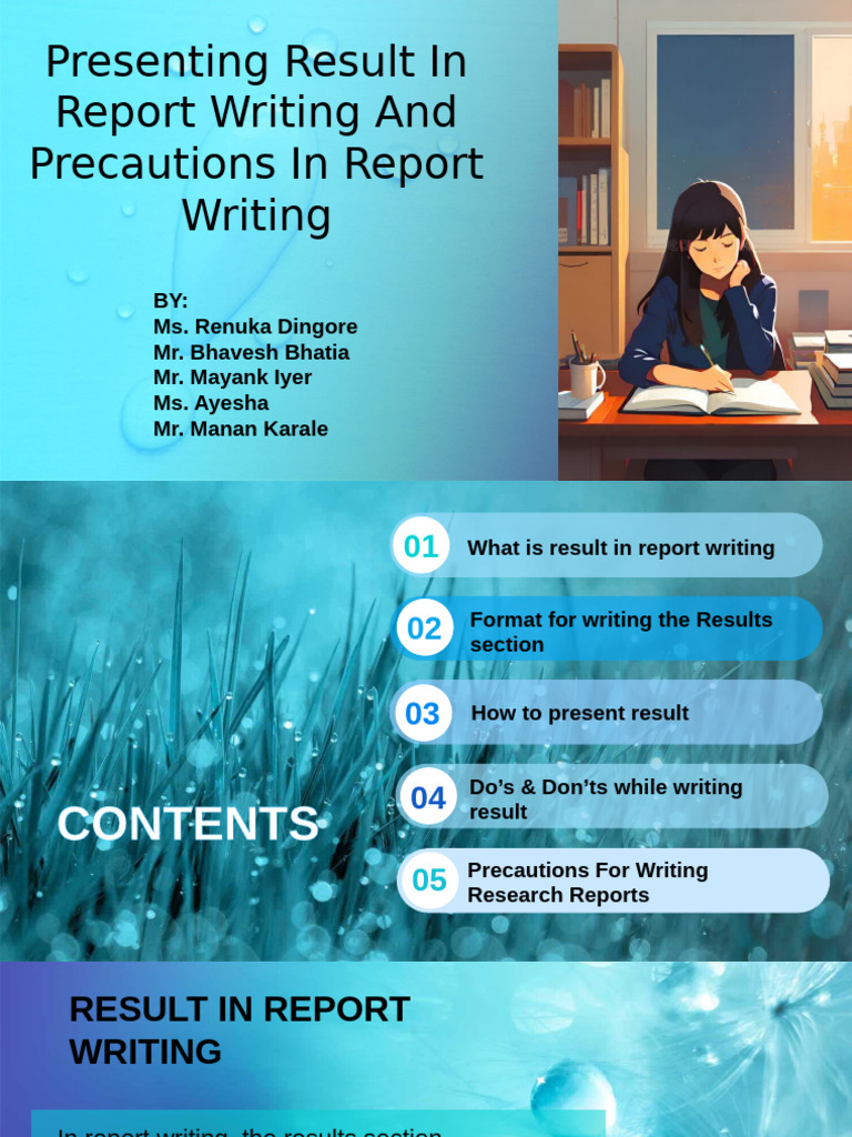 Effective Report Writing Results | PDF | Data | Qualitative Research