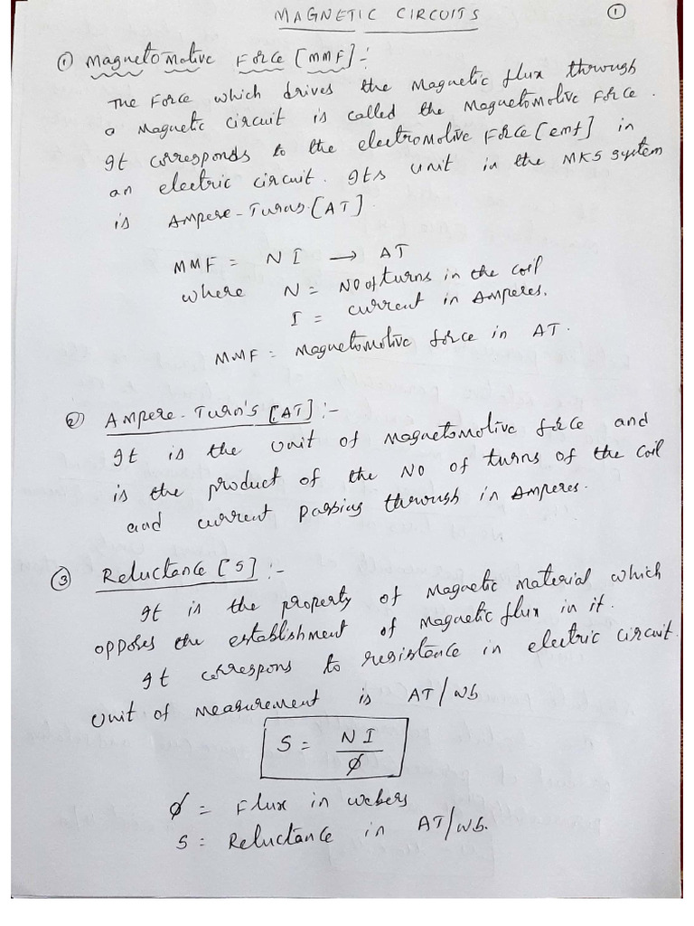 Magnetic Circuits | PDF