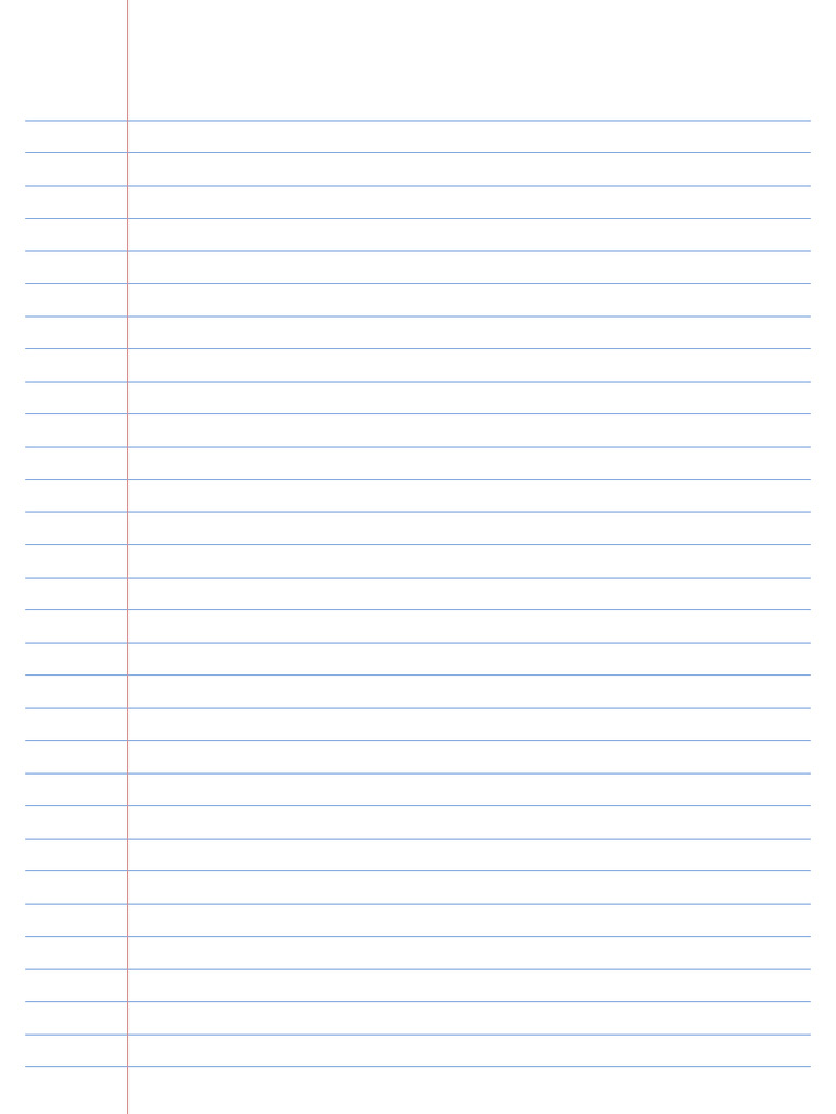 A4 Lined Paper | PDF