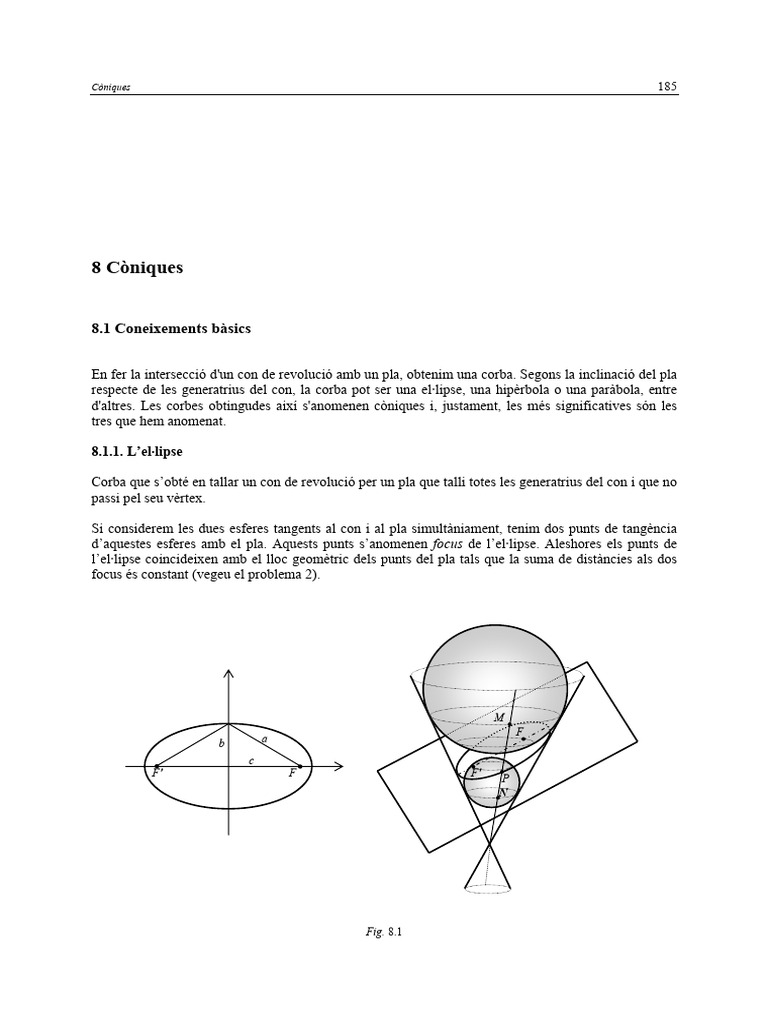 Cap 8 Coniques | PDF