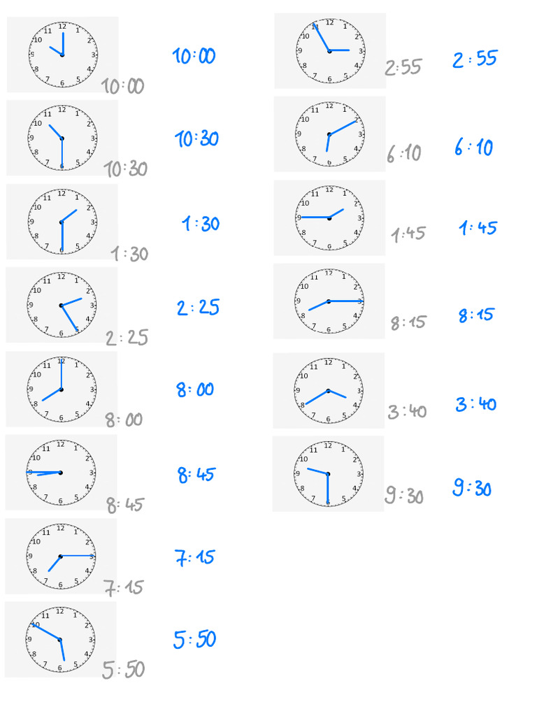 English Time Expressions | PDF