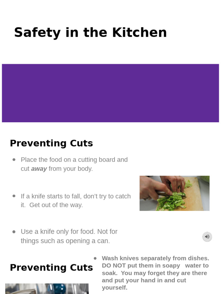 Cai, Gilana - Safety in The Kitchen Notes For Students | PDF | Home ...