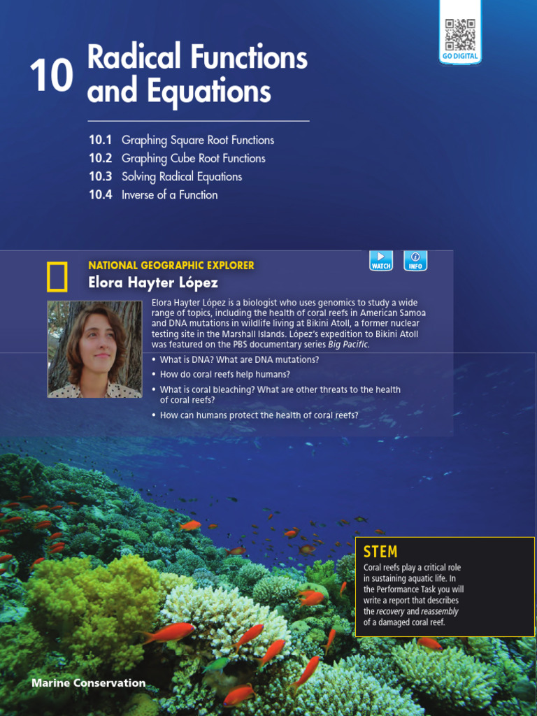 Algebra 1 - Chapter 10 | PDF | Function (Mathematics) | Square Root