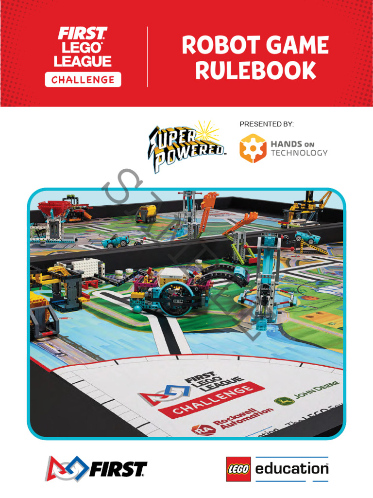 FLL Challenge 2022-23 Robot Game Rulebook Sample | PDF | Lego | Toy ...