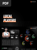 Cricket Team and Player Profile Template | PDF
