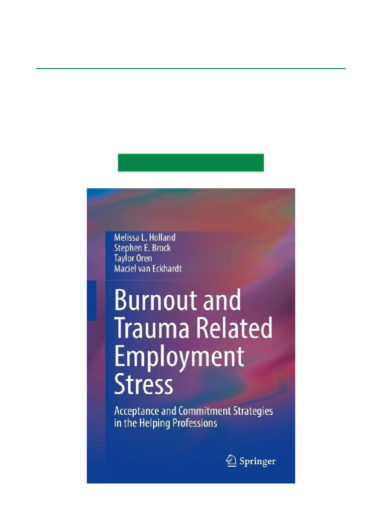 Strategies for Burnout in Helping Professions | PDF | Occupational ...