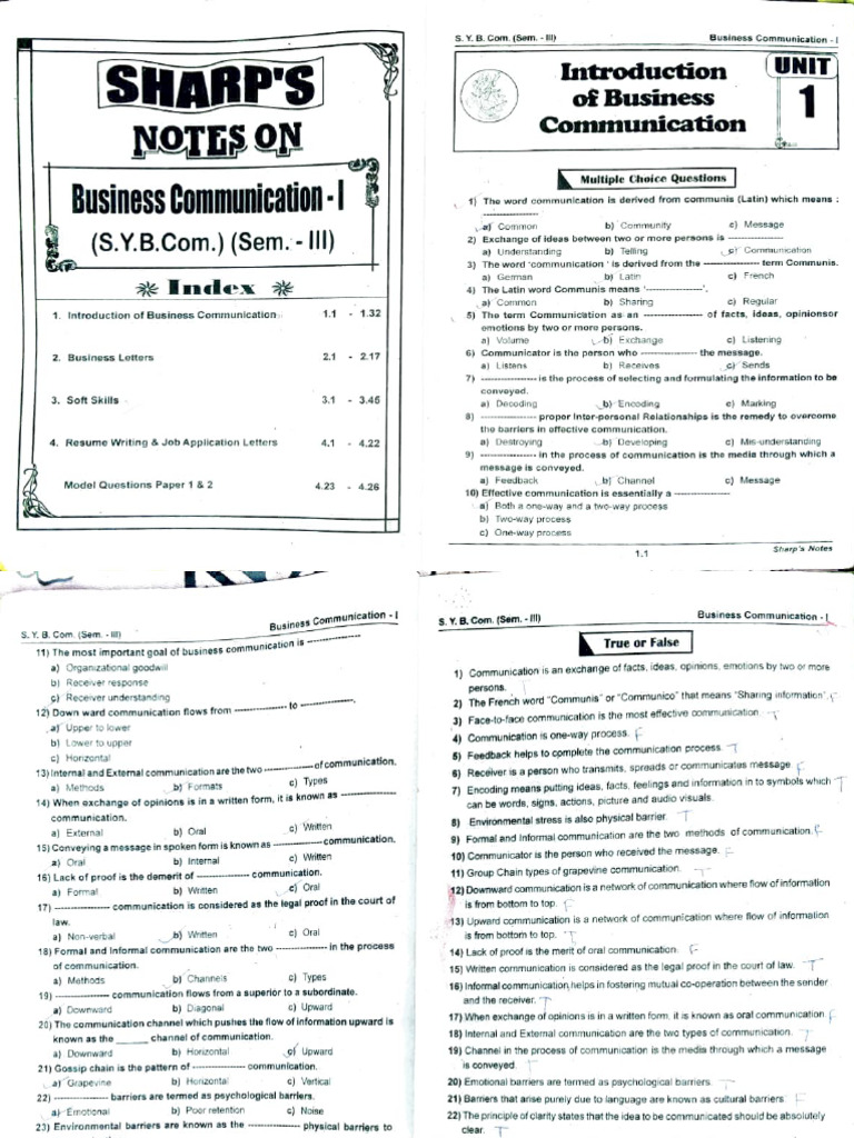 Business Communication Bcom | PDF