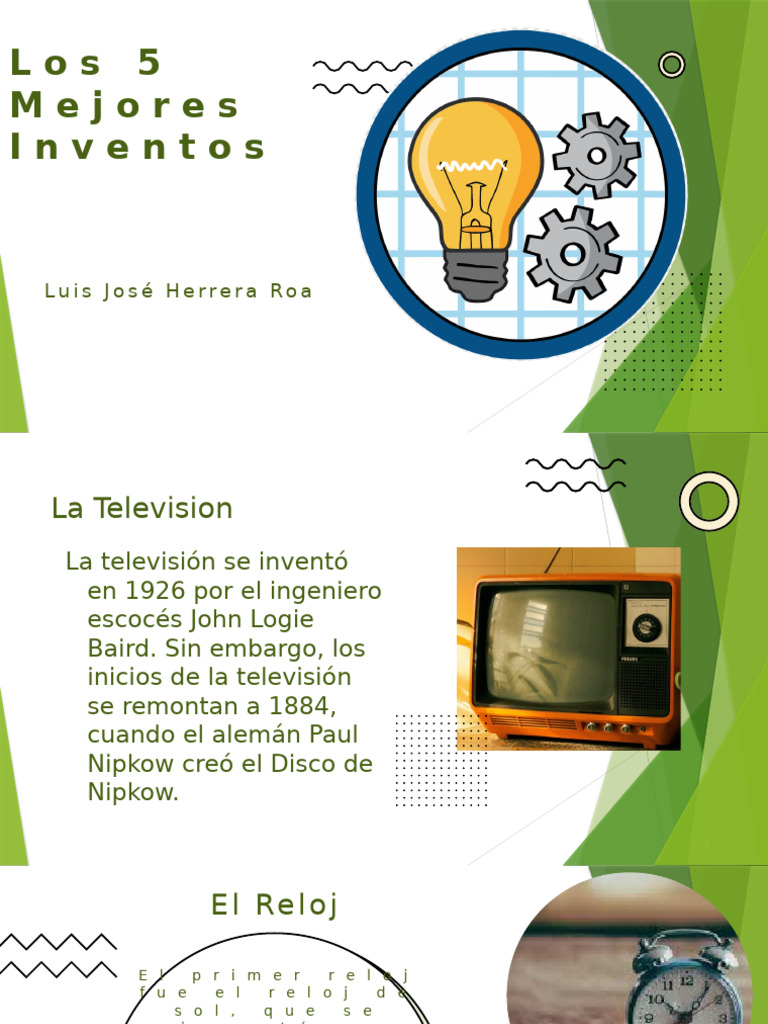Los 5 Mejores Inventos | PDF