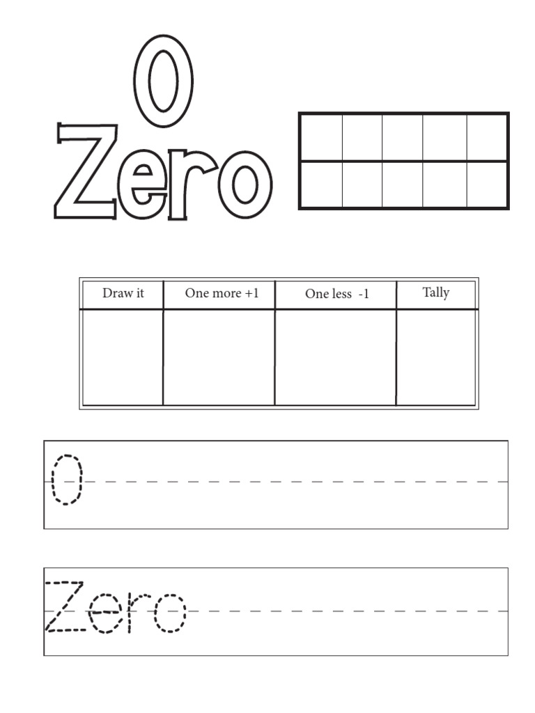 Numbers Learn To Write 1-20 | PDF