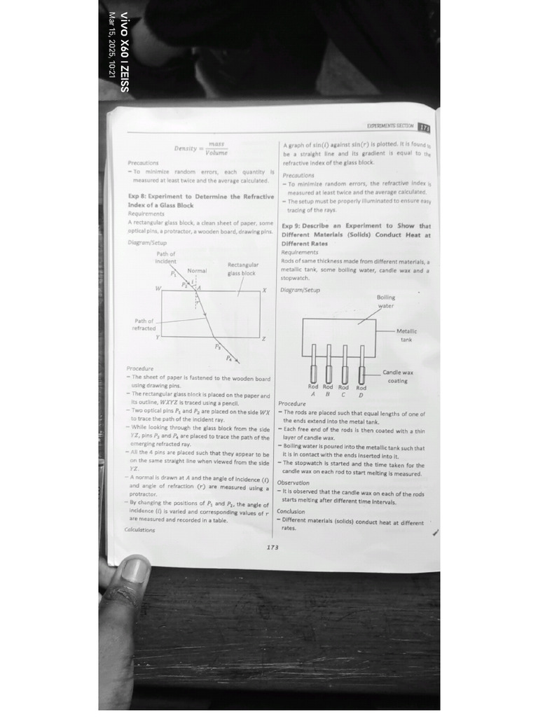 Physics Experiments | PDF