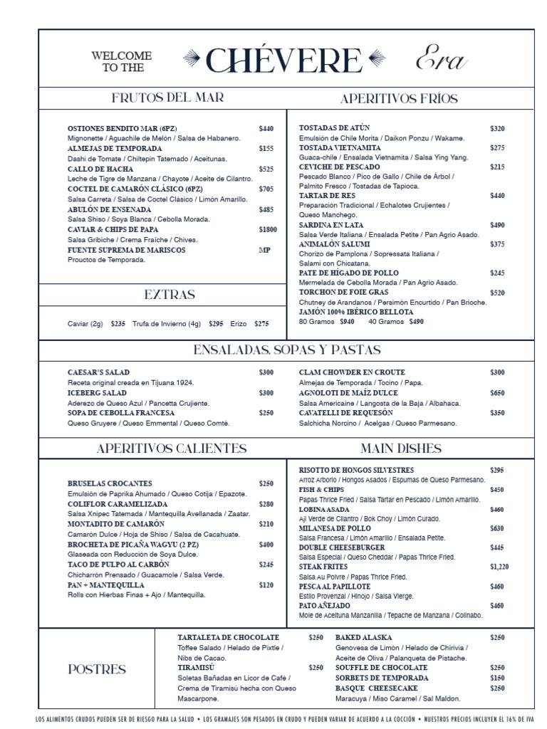 CHE_Menu_Diciembre-14 [Print] | PDF | ensalada | Salsa