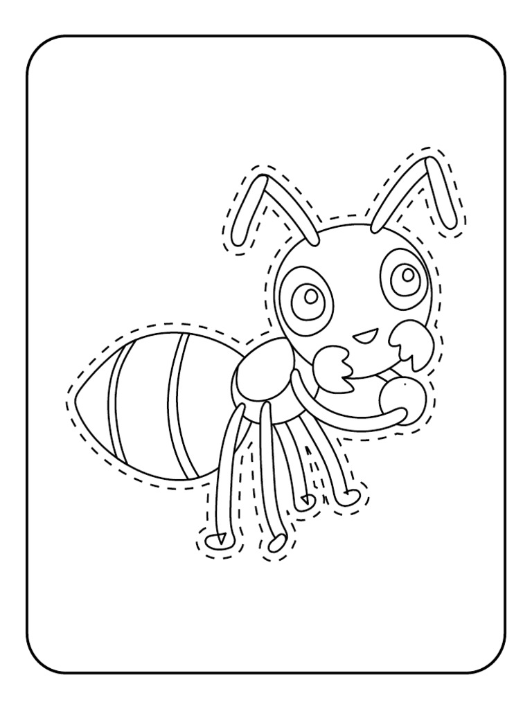 Ant Coloring Pages 02 | PDF
