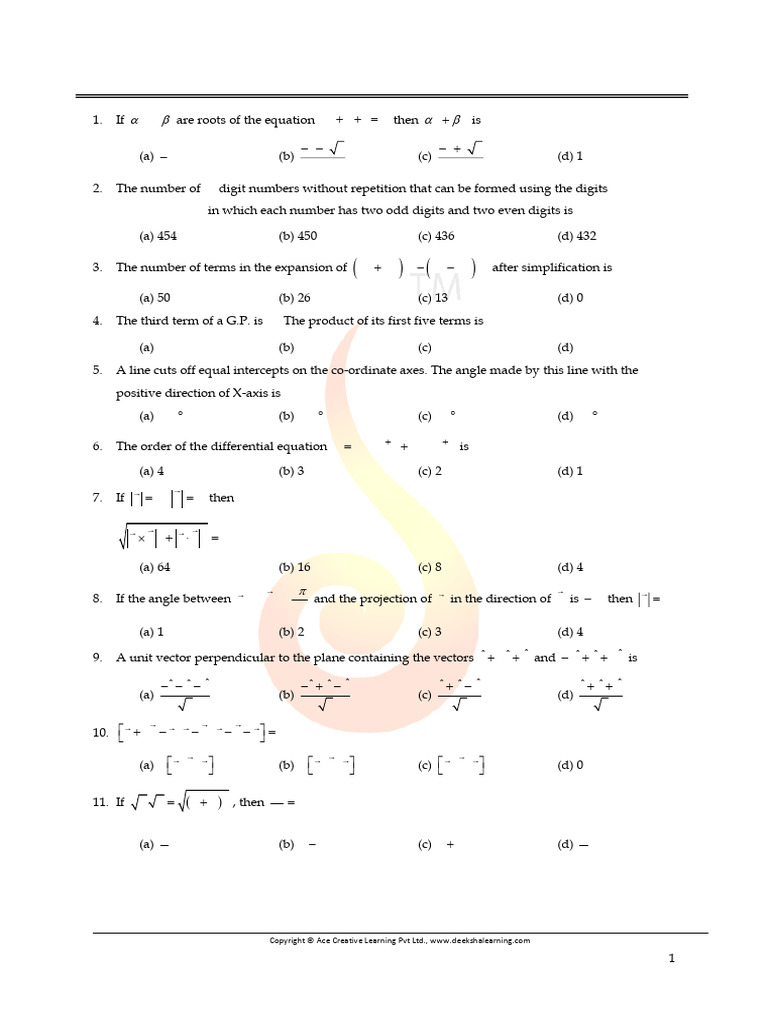 CET Exam 2019 Mathematics V2 | PDF | Determinant | Matrix (Mathematics)