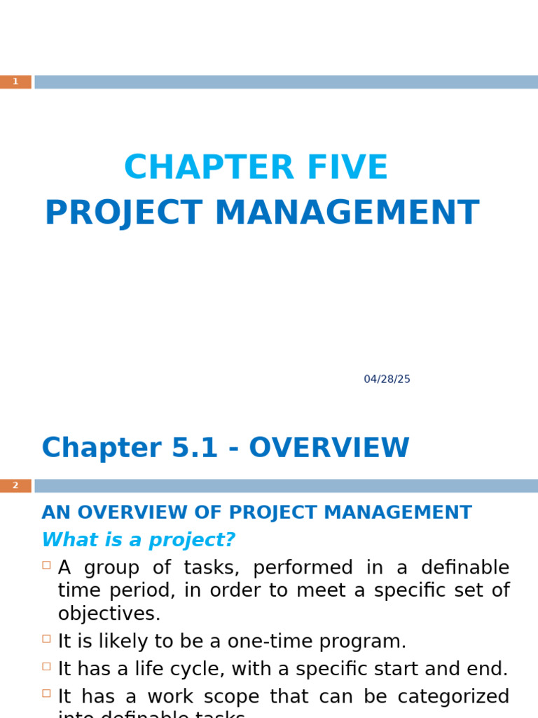 Project Management Overview and Steps | PDF | Project Management | Business