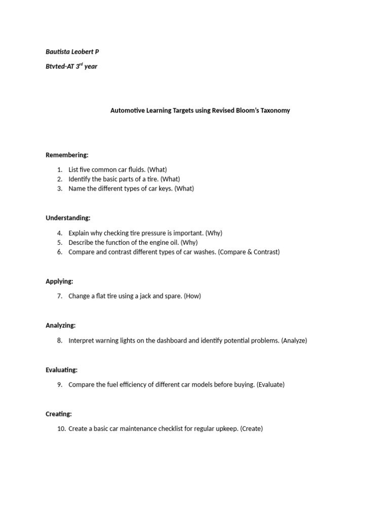 Assessment of Learning 2 Act | PDF