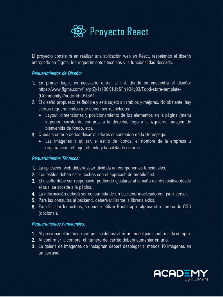 Proyecto React | PDF