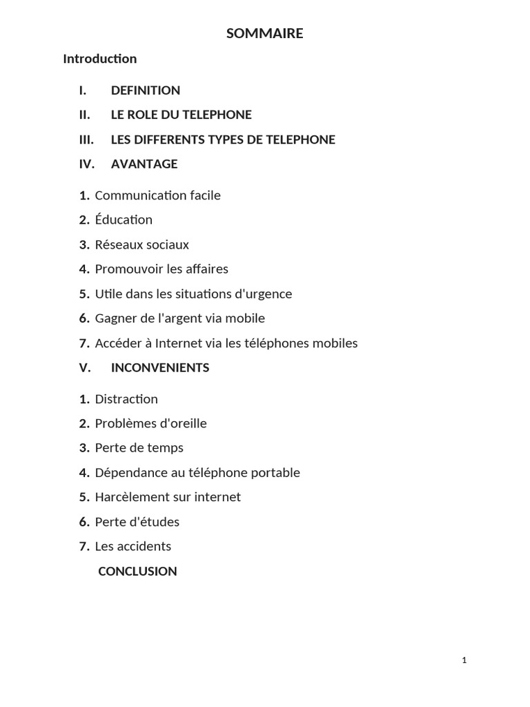 Avantages et inconvénients du portable | PDF | Réseautage social ...