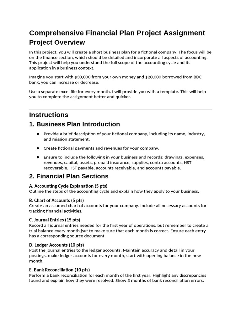11th Grade Accounting Final Project Assignment | PDF | Debits And Credits | Financial Services