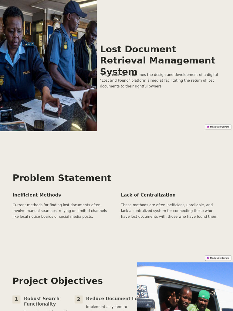 Lost Document Retrieval Management System | PDF | Agile Software Development | Usability
