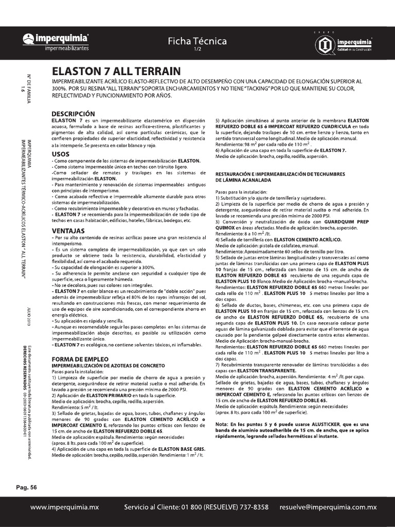 h56 Elaston 7 All Terrain | PDF