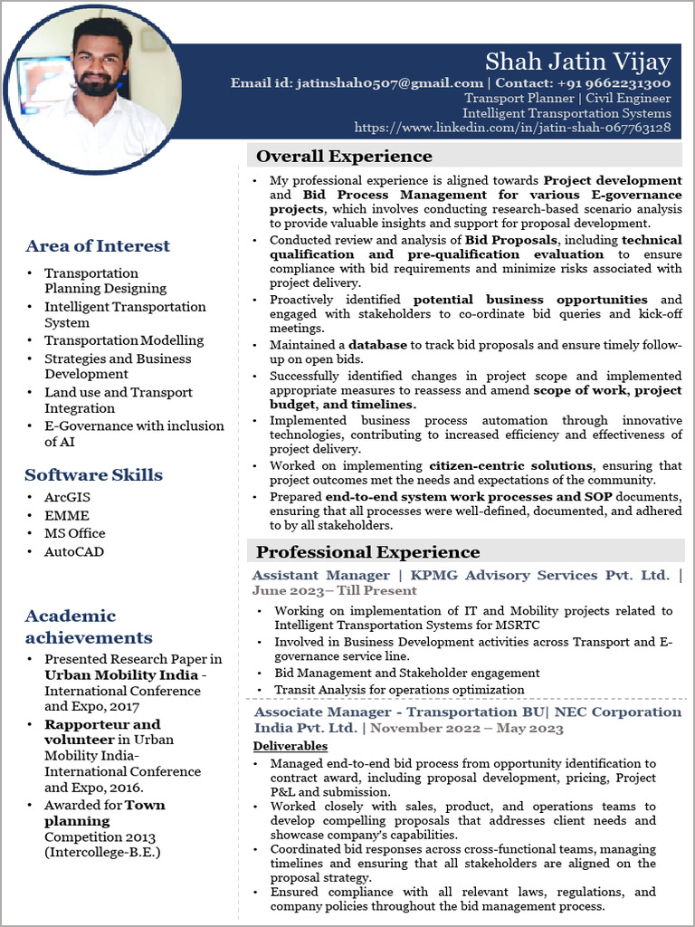 Jatin Shah - CV - 16.04.2025 | PDF | Business